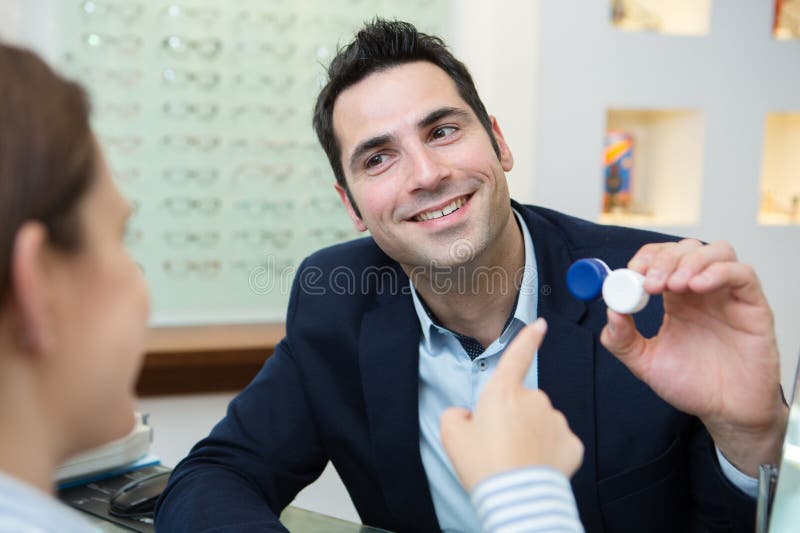 New Solution for Vision Defect Stock Image - Image of healthcare ...