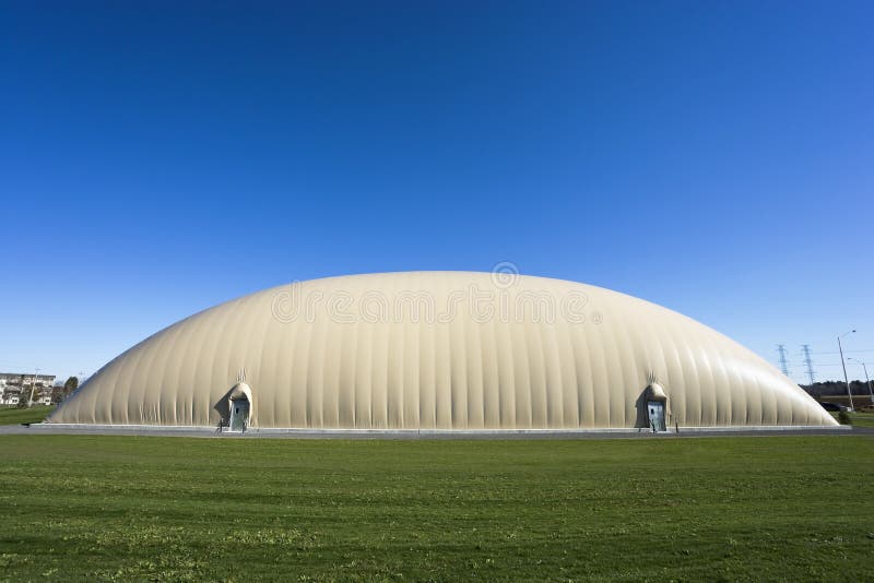 New Sports Dome stock image. Image of inflatable, soccer - 9724283