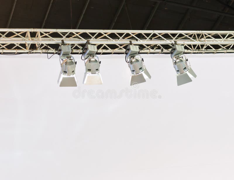 Spot light pole stock image. Image of electricity, blue - 30582025