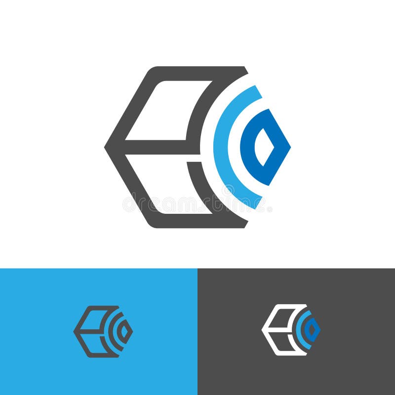 New Square Package Box Logo Design Vector Illustration Stock Vector ...