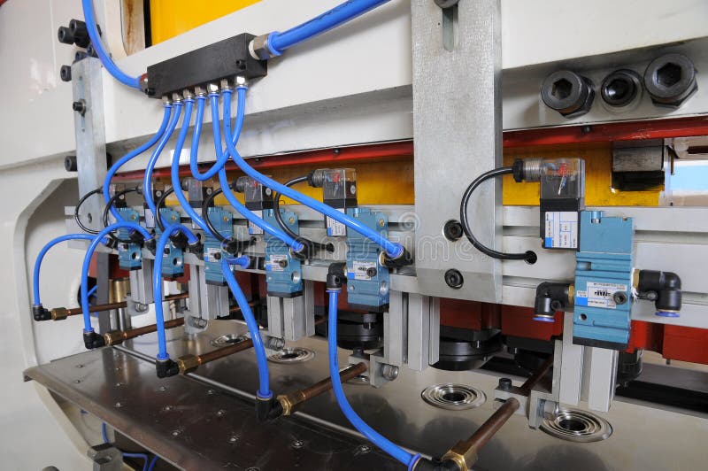 Injection moulding machine stock image. Image of injection - 27117421