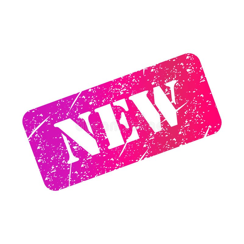 New Stamp Symbol, Label Sticker Sign Button, Text Banner Vector ...