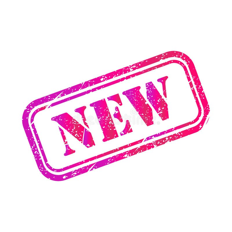 New Stamp Symbol, Label Sticker Sign Button, Text Banner Vector ...