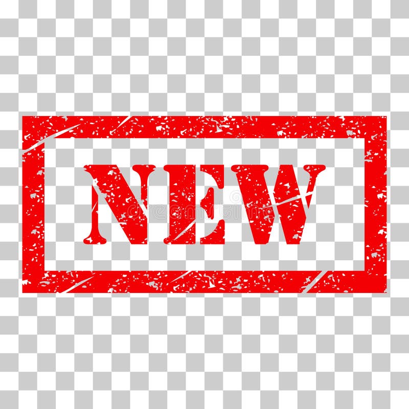 New Stamp Symbol Shadow, Label Sticker Sign Button, Text Banner Vector ...