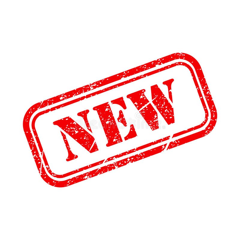 New Stamp Symbol, Label Sticker Sign Button, Text Banner Vector ...