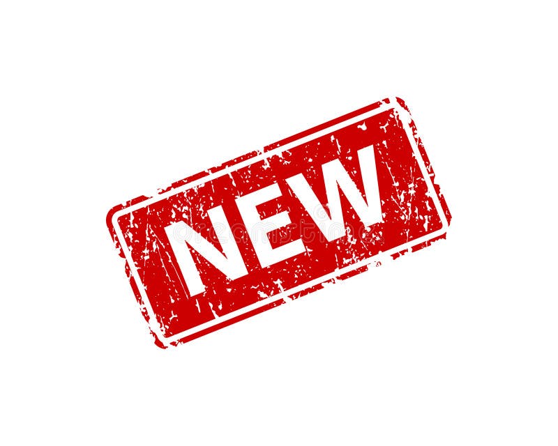 New Stamp Vector Texture. Rubber Cliche Imprint Stock Vector ...