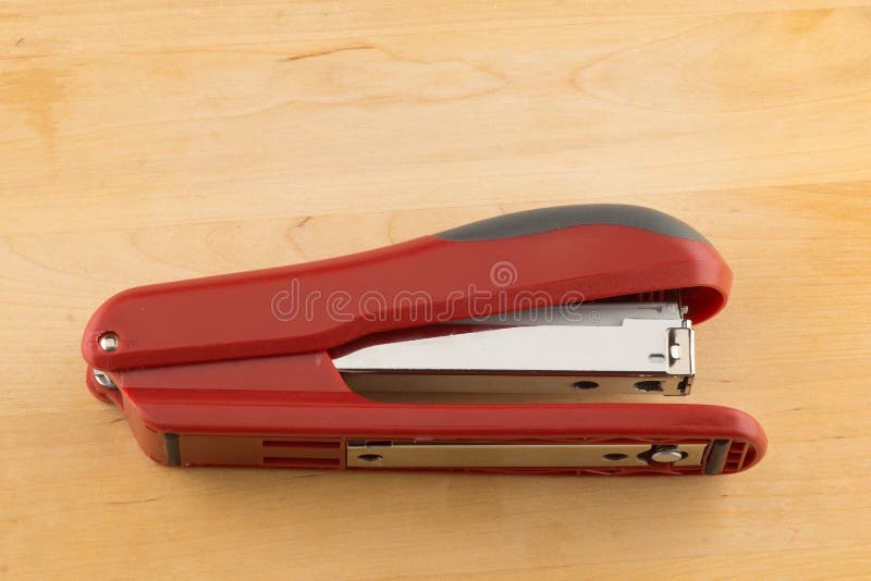 Stapler for Stapling Papers on a Table Stock Photo - Image of icon ...