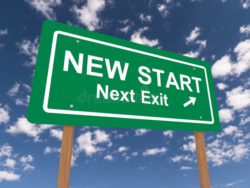 Highway Exit Sign stock photo. Image of point, arrow, reflective - 603036