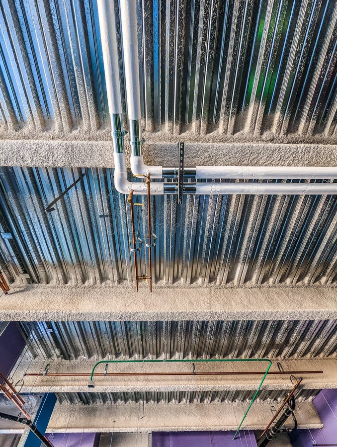 New Steel Frame Construction Project Unfinished Stock Photo - Image of ...