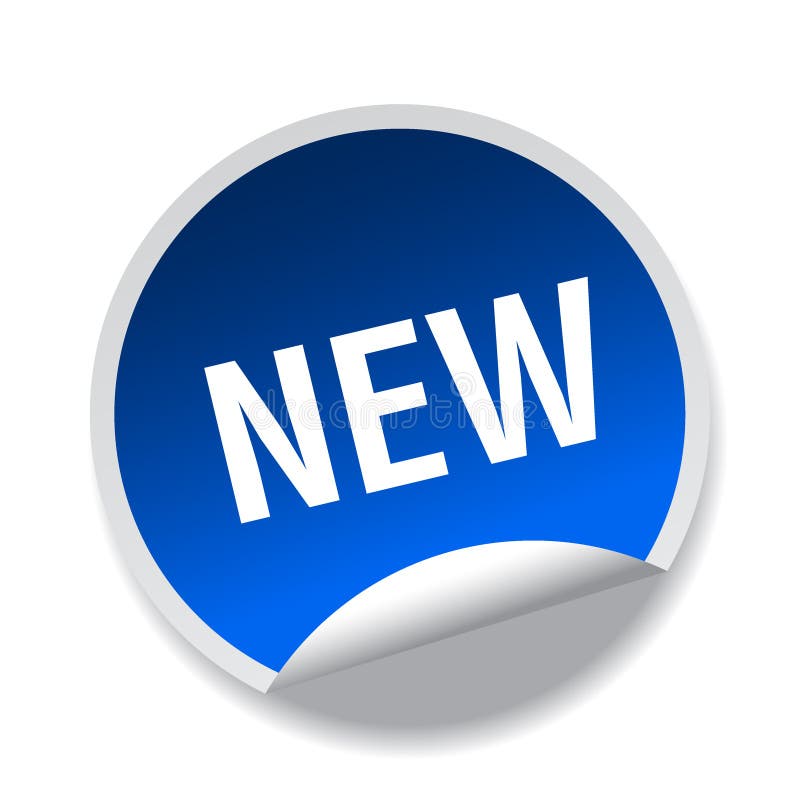 New sticker / stamp stock illustration. Illustration of discount ...