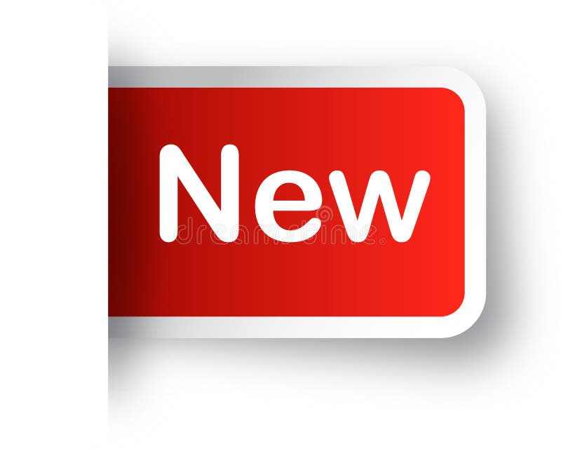 New sticker stock illustration. Illustration of condition - 118782375