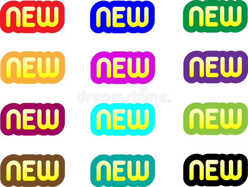 Stickers for New Arrival Shop Product Tags, Labels or Sale Posters and ...