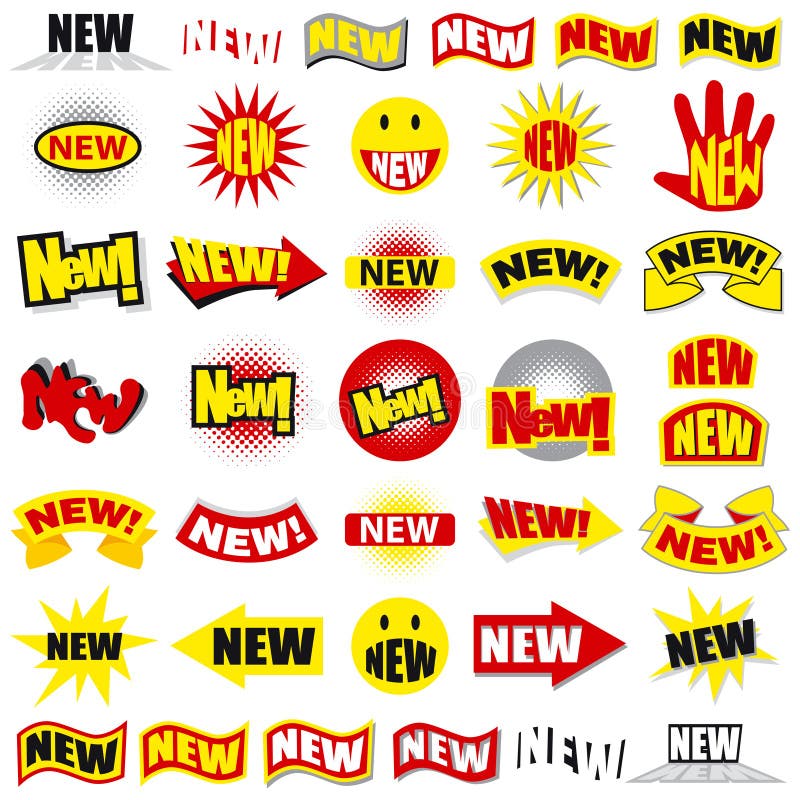 New stickies stock vector. Illustration of clip, detach - 2781584