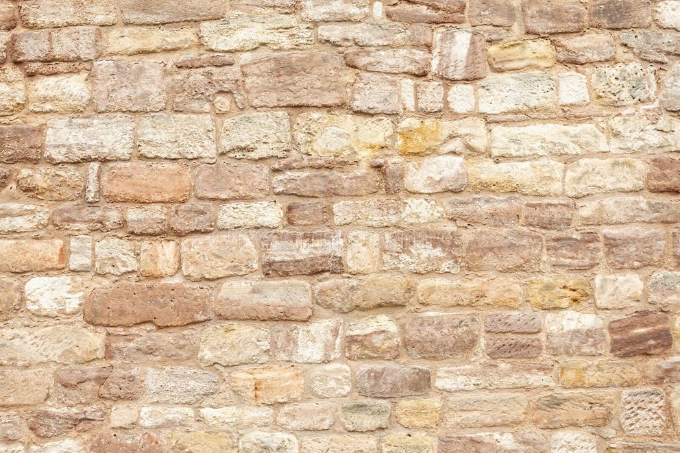 Stone Wall As Background or Texture Stock Image - Image of grunge ...