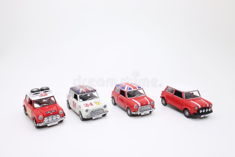 New Style Mini Cooper on a White Editorial Stock Photo - Image of ...
