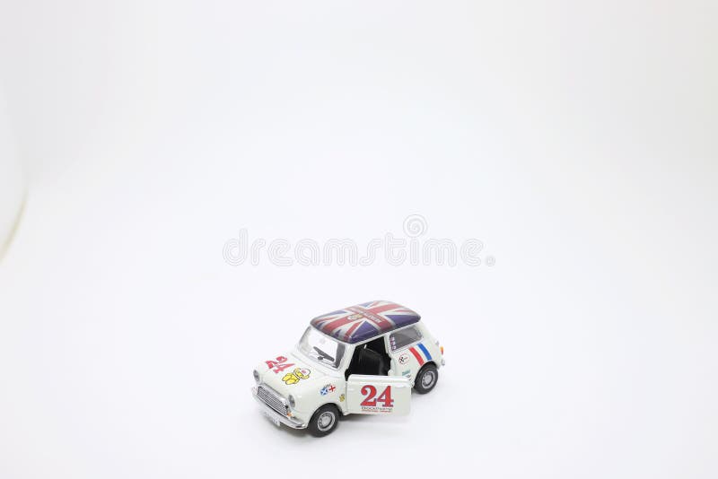 New Style Mini Cooper on a White Editorial Stock Photo - Image of ...