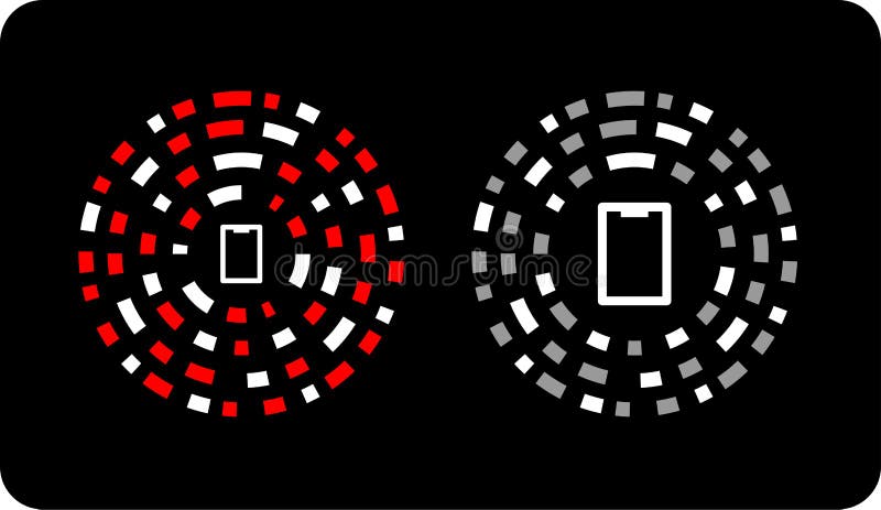 New Style of QR Code - Round QR Code. Circle Stock Vector ...