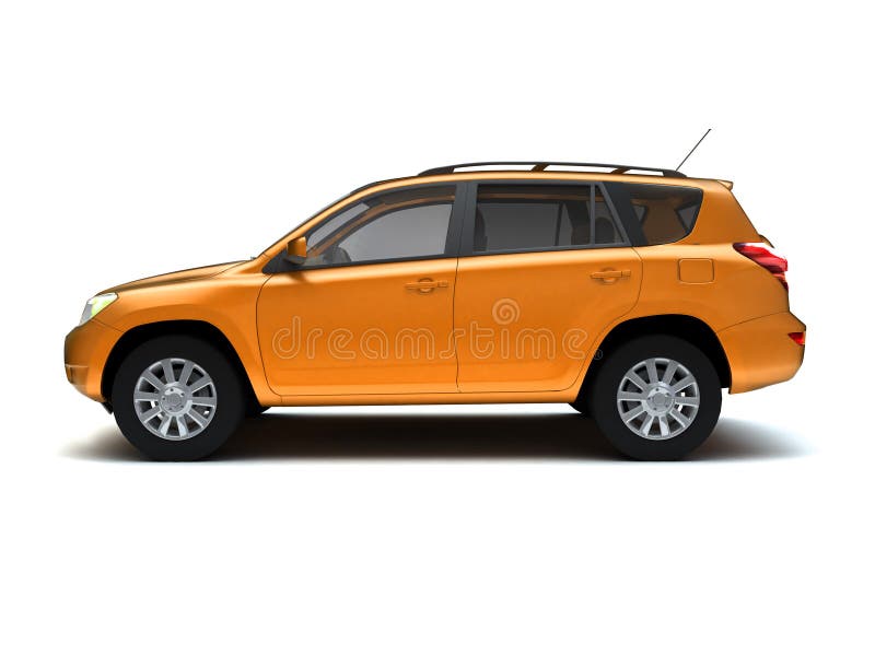 Orange Suv Side View Stock Illustrations – 227 Orange Suv Side View ...