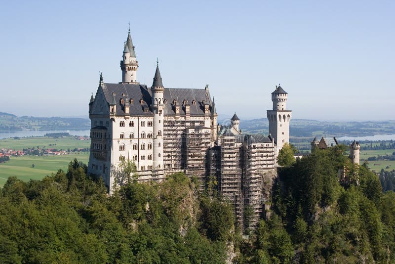 New Swan Stone palace editorial stock photo. Image of tale - 7985548