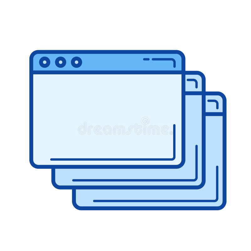 Tab Icon Line Drawing Stock Illustrations – 490 Tab Icon Line Drawing ...