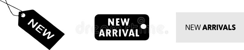 New Tag Icon Isolated on White Background Stock Illustration ...