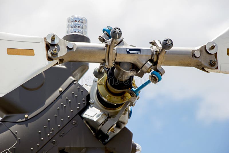 Tail Rotors of a Combat Helicopter Stock Image - Image of aircraft ...