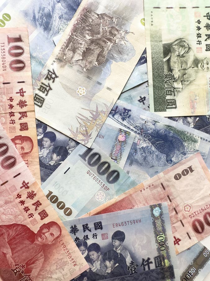 New Taiwan Dollar Paper Note, Banknotes Stock Photo - Image of grab ...