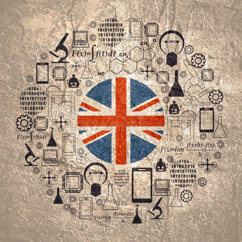 New technologies collage. stock illustration. Illustration of banner ...