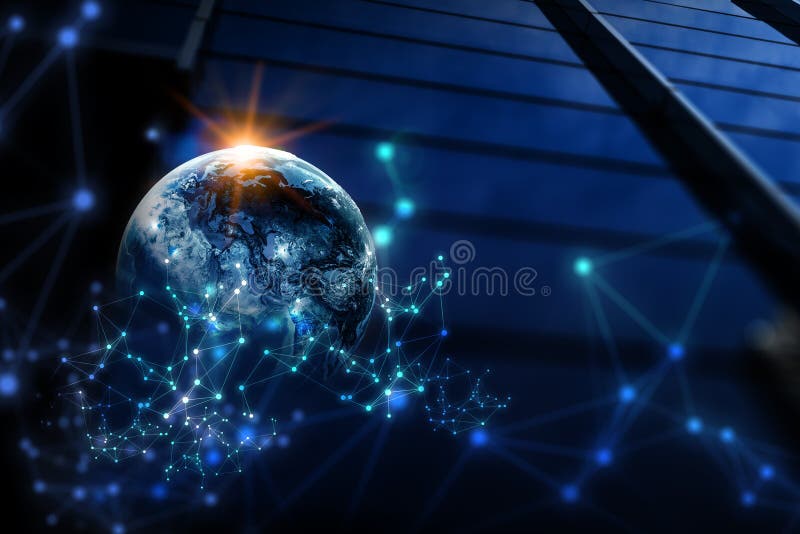 New Technologies for Your Business. 3d Rendering Stock Illustration ...