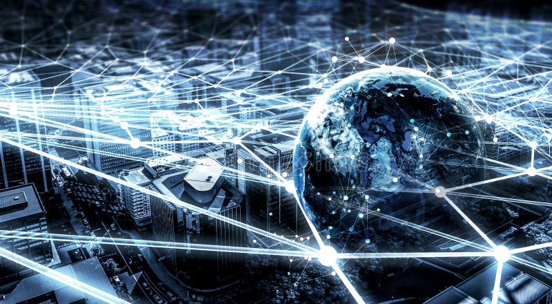 New Technologies for Your Business. 3d Rendering Stock Image - Image of ...