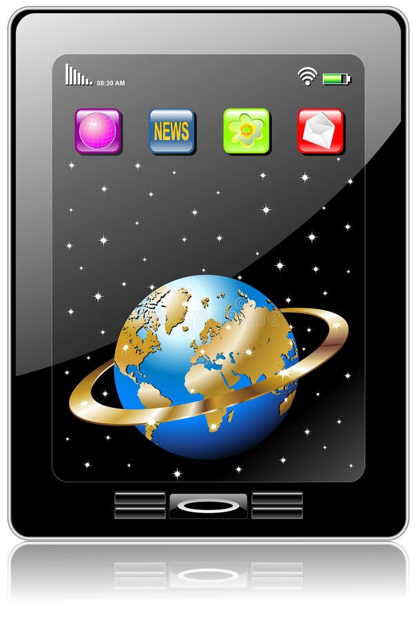 New Technology Background stock illustration. Illustration of ...