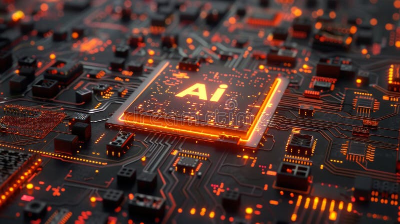 New Technology Background with Ai Letters Signifying Innovative ...