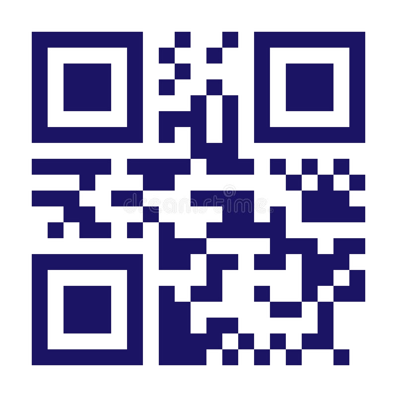 New Technology Barcode QR Code Vector. Classic QR Code Vector. Black ...
