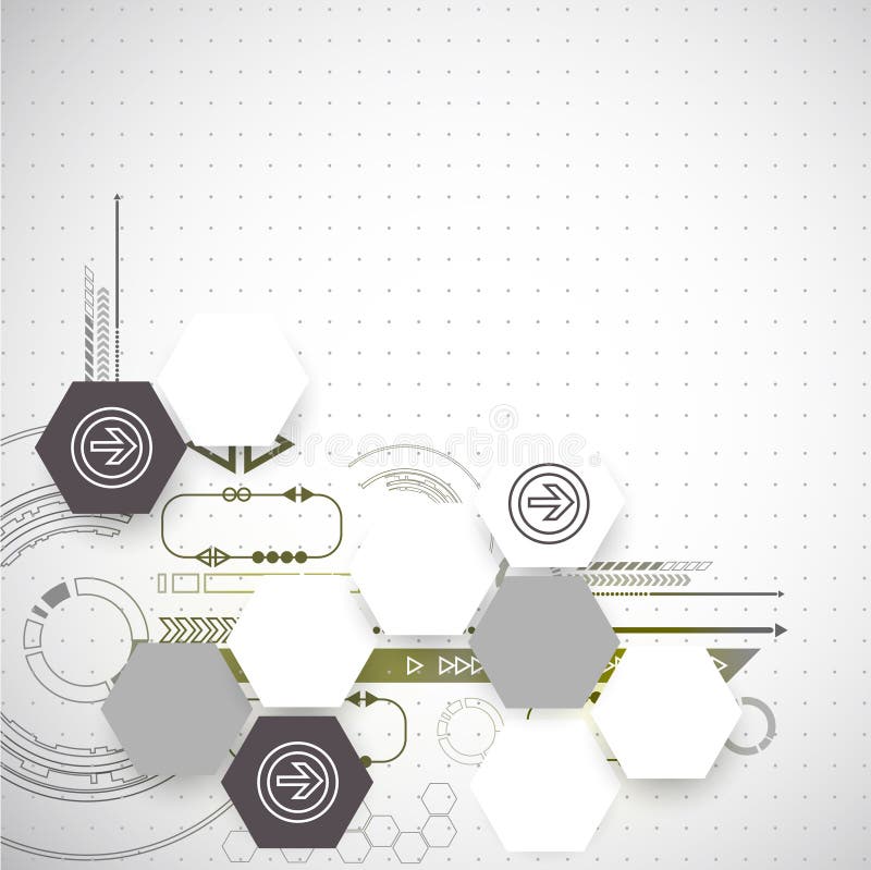 New Technology Business Background Stock Vector - Illustration of ...