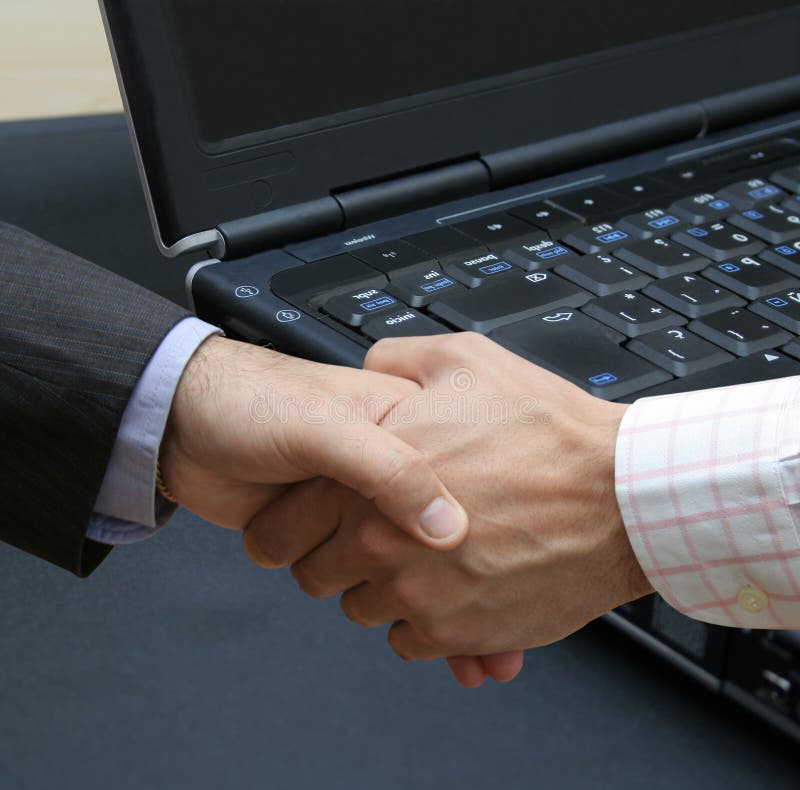 New technology deal stock image. Image of hands, negotiation - 3014545