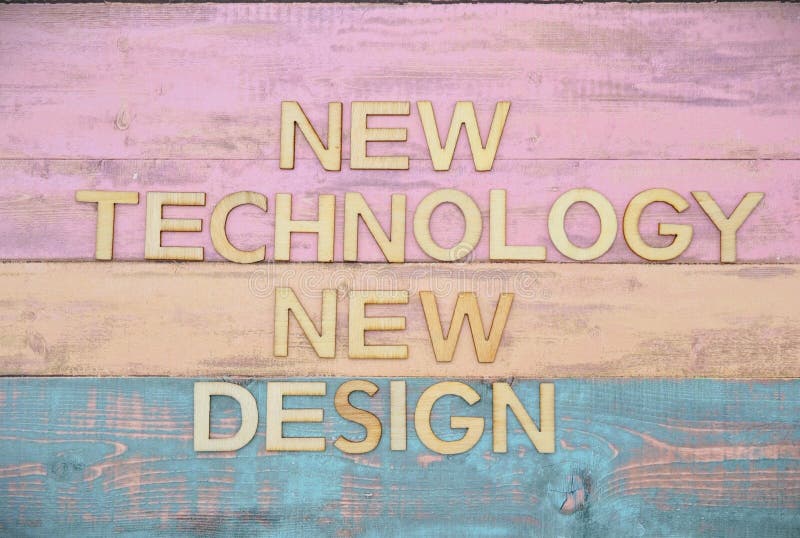 New Technology New Design Background Stock Illustration - Illustration ...