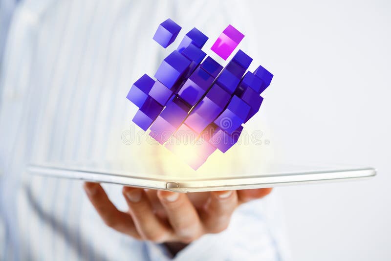 New Technology Integration Concept . Mixed Media Stock Image - Image of ...