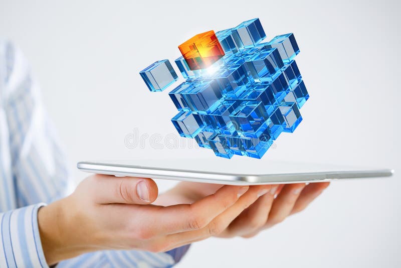 New Technology Integration Concept . Mixed Media Stock Image - Image of ...