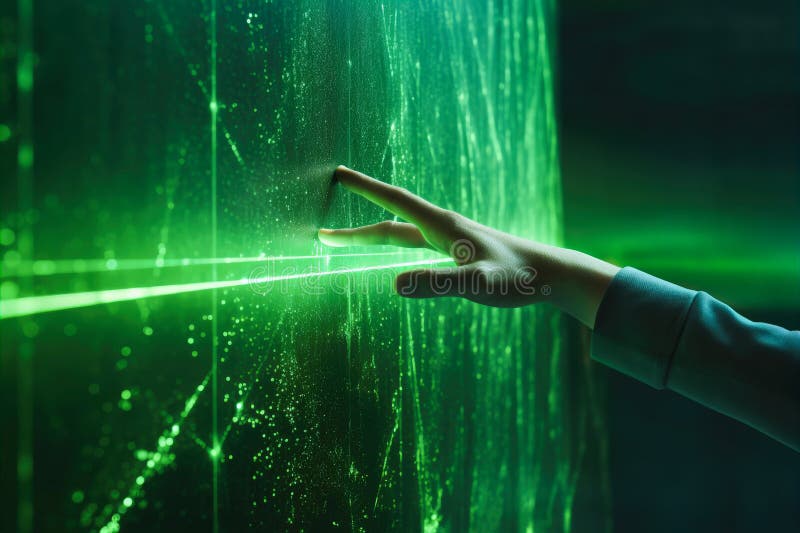 New Technology Research. AI Researcher at Work. Data Visualisation. Big ...