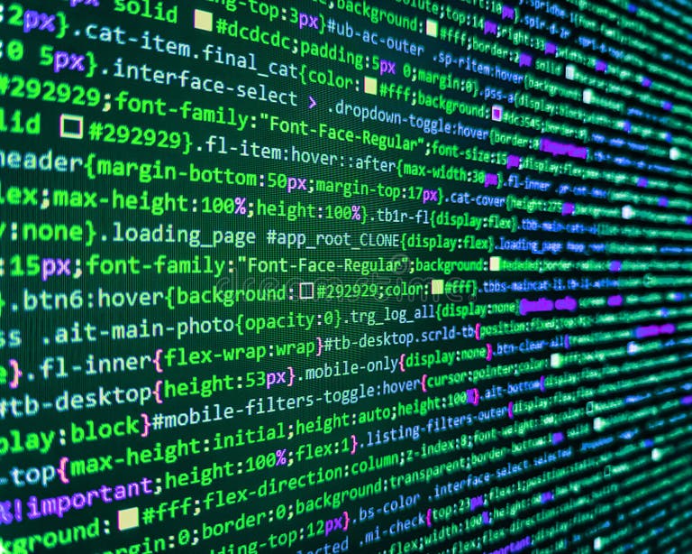 New Technology Revolution. Developing Programming Binary Code. Binary ...