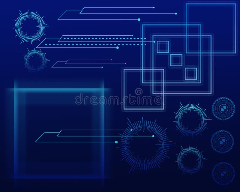 New Technology Vector Backround Stock Illustration - Illustration of ...