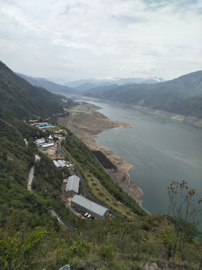 New tehri stock photo. Image of mountain, fjord, reservoir - 95176774