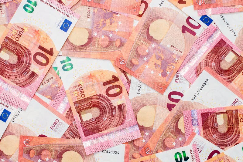 New ten euro banknotes stock photo. Image of euro, financial - 48672814