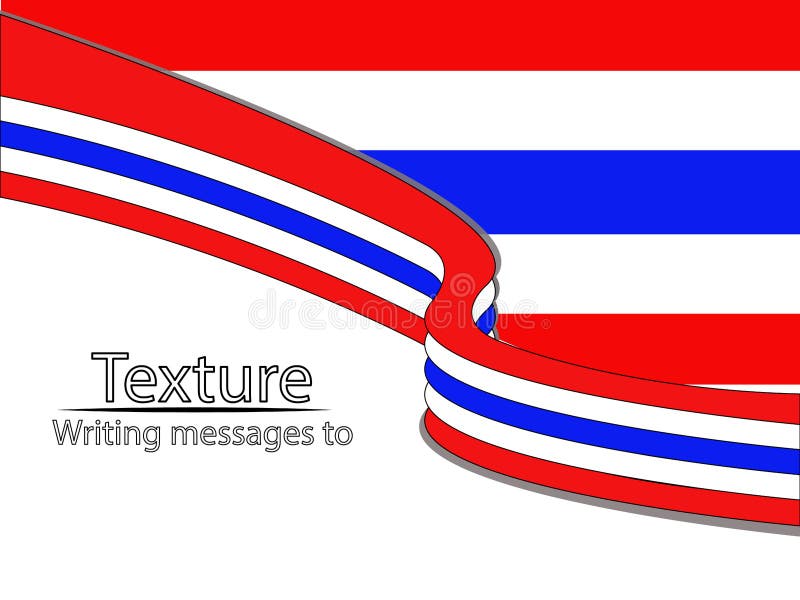 New text flag thai stock vector. Illustration of text - 42966234