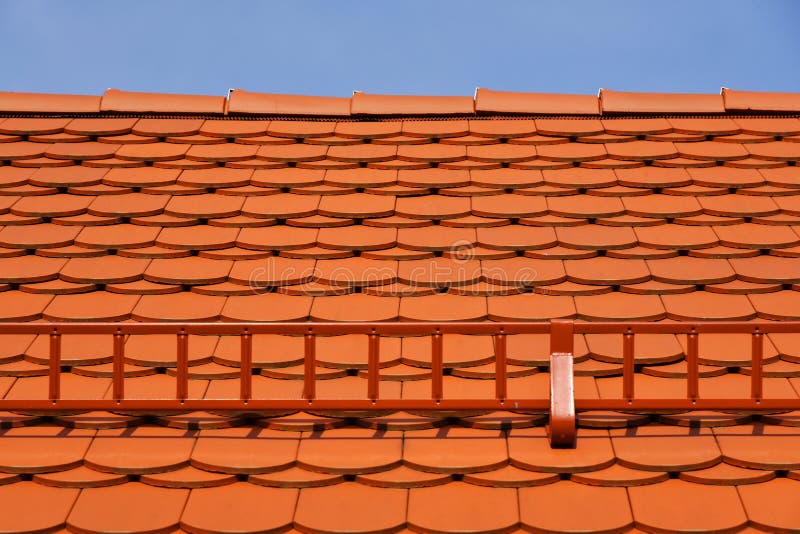 New Tile Roof Covering of the House Stock Photo - Image of house ...
