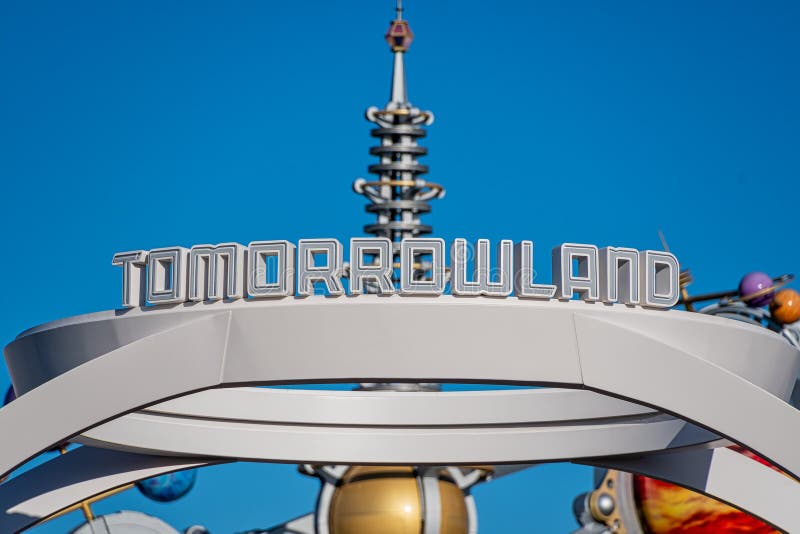 Tomorrowland In Magic Kingdom, Disney Orlando Editorial Photo - Image ...