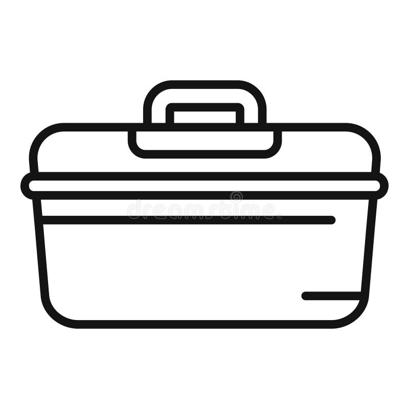 New Tool Box Icon Outline Vector. Service Air Conditioner Stock Vector ...