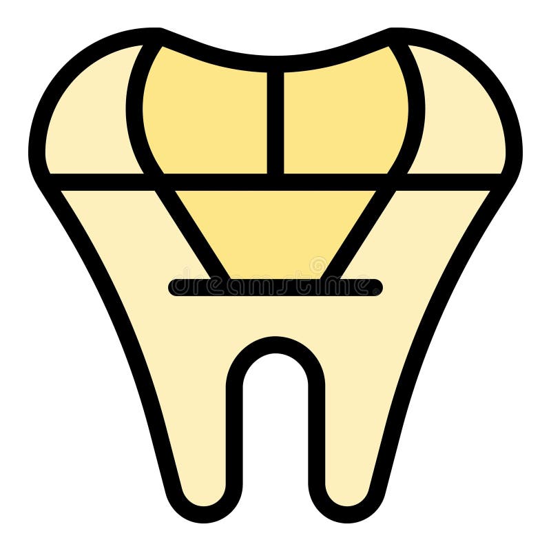 New tooth icon vector flat stock illustration. Illustration of ...