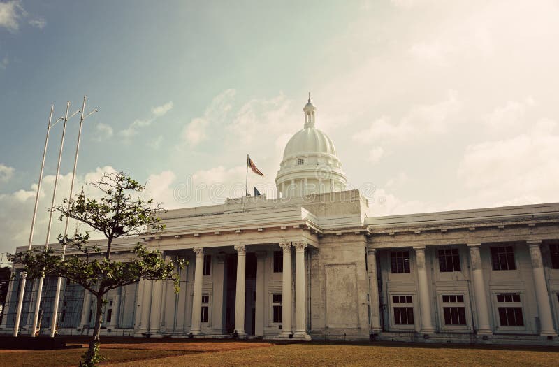 The Town Hall of Colombo stock photo. Image of headquarters - 46540752