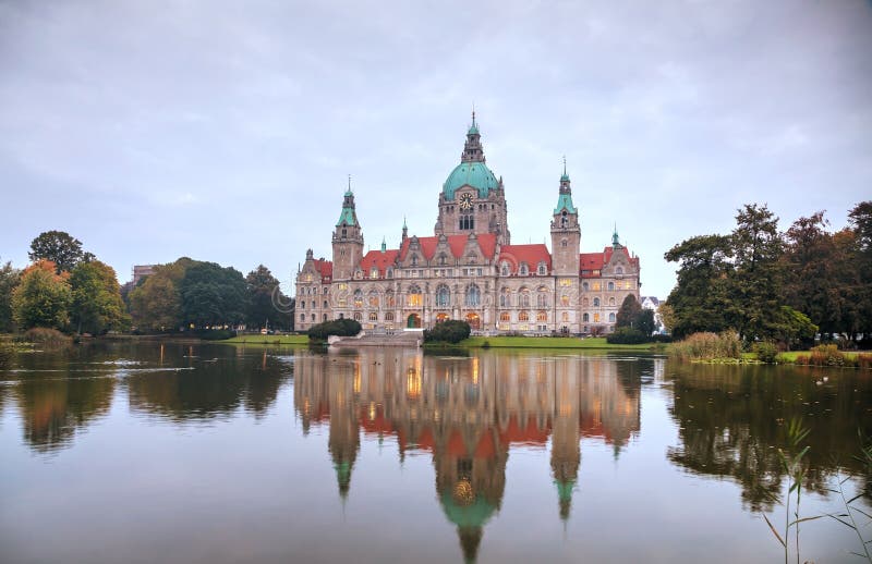 New Town Hall in Hanover stock photo. Image of lower - 47439208